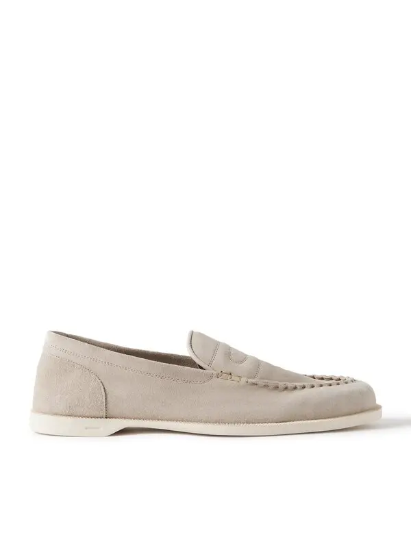 John Lobb Pace Suede Loafers