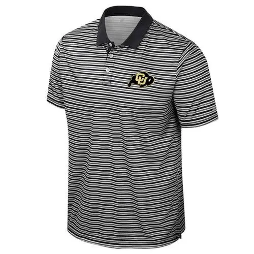 COLOSSEUM Colorado Buffaloes Striped Polo