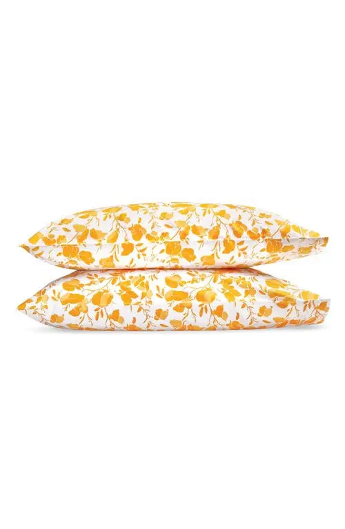 MATOUK Alexandra Set Of 2 Pillowcases - Goldenrod