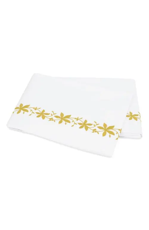 MATOUK Callista Flat Sheet - Lemon