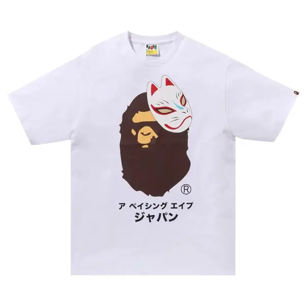 A BATHING APE Graphic Tee - White