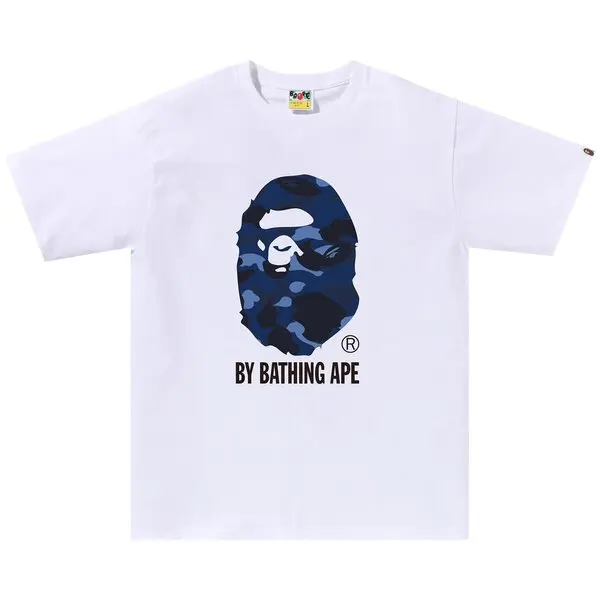 A BATHING APE Color Camo Tee - White