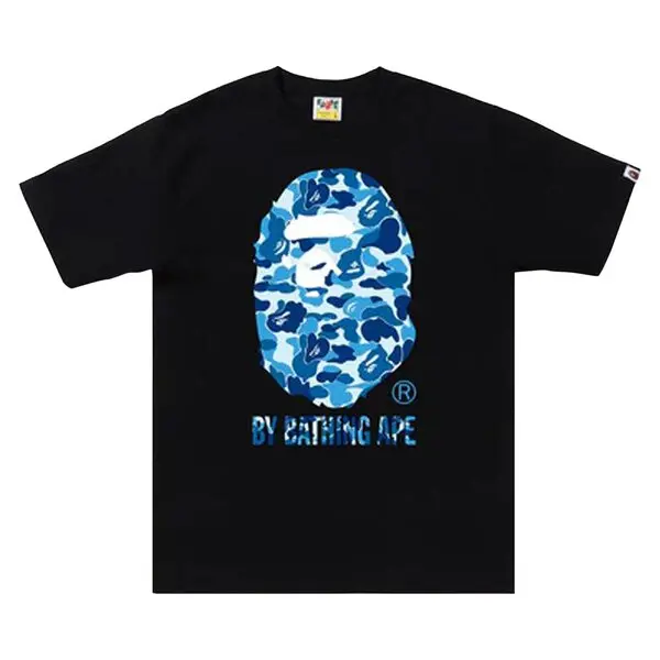 A BATHING APE Abc Camo Bathing Ape Tee - Black