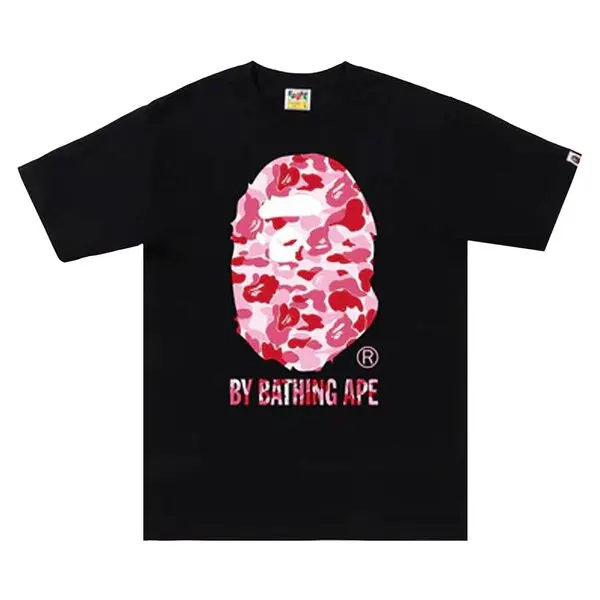 A BATHING APE Abc Camo Bathing Ape Tee - Black