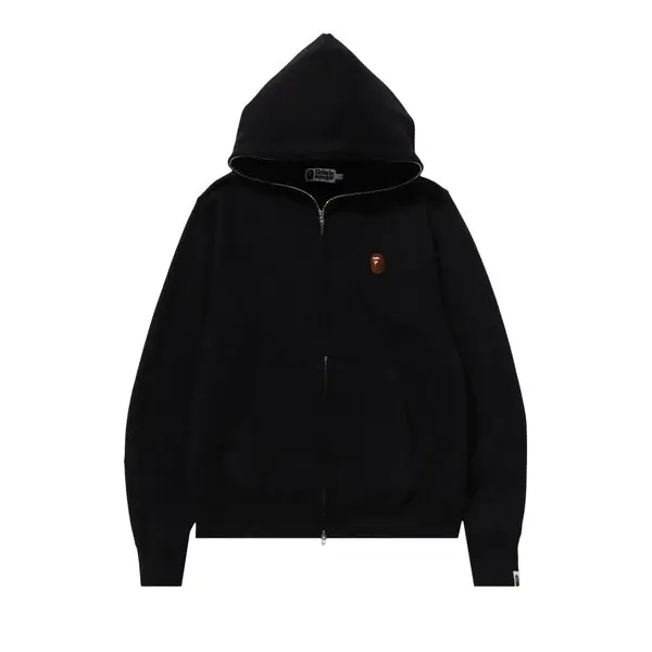 A BATHING APE One Point Full Zip Hoodie - Black