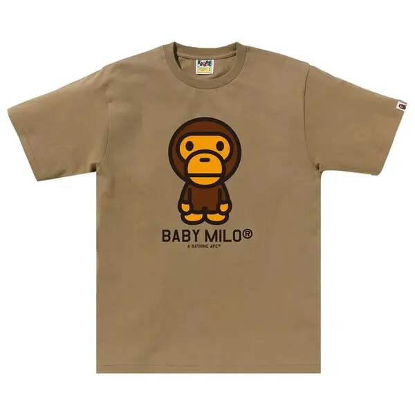 A BATHING APE Baby Milo Tee - Tan