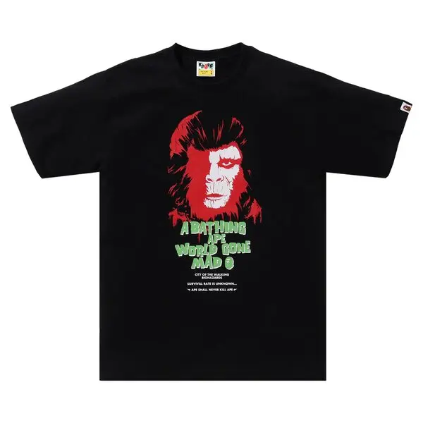 A BATHING APE Horror Tee #1 - Black