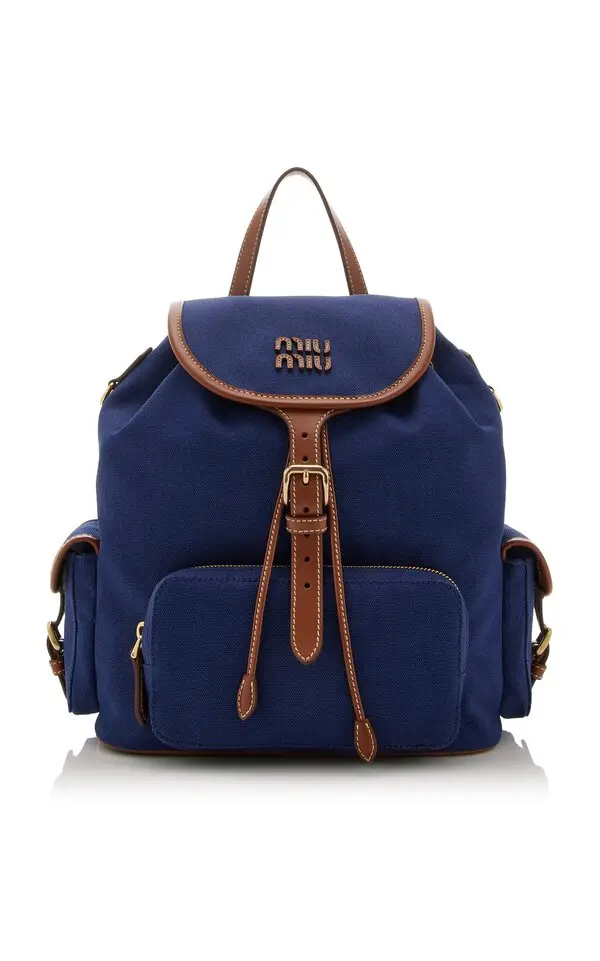 Miu Miu Canvas Backpack