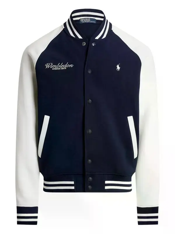 Polo Ralph Lauren Knitted Bomber Jacket - Blue