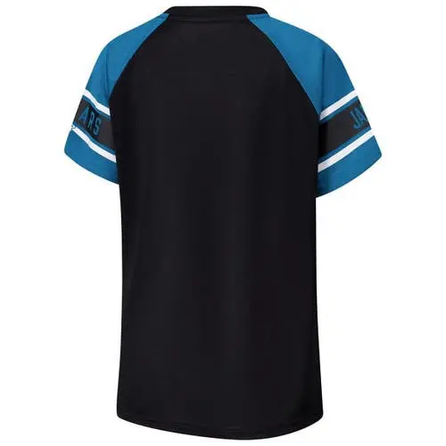 STARTER Jacksonville Jaguars 1st Rounder Color Block Raglan Top