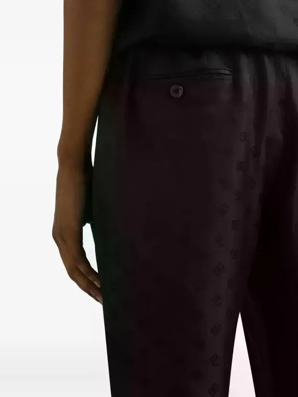 Dolce & Gabbana Pattern-jacquard Trousers