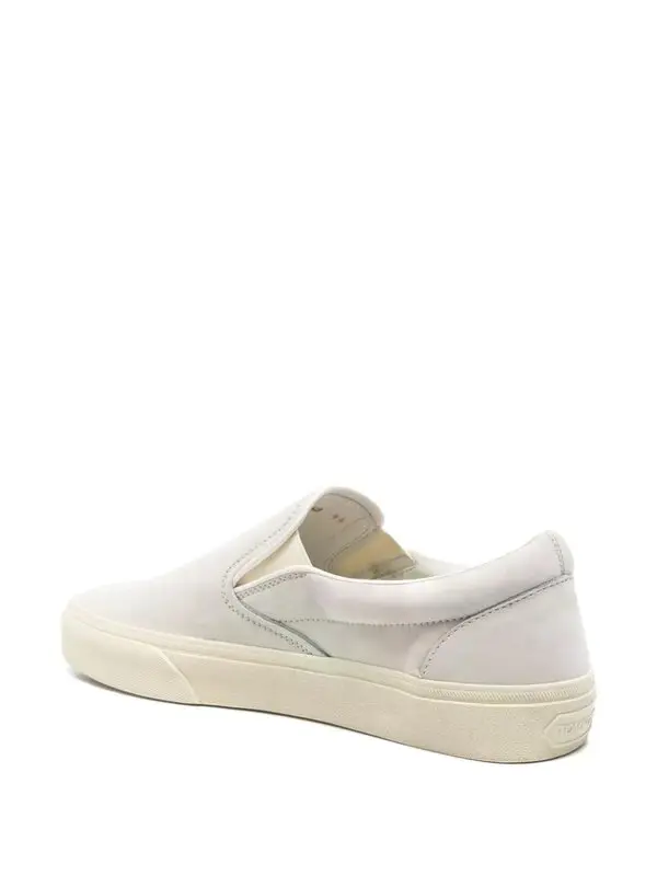 TOM FORD Suede Slip-on Sneakers - Grey
