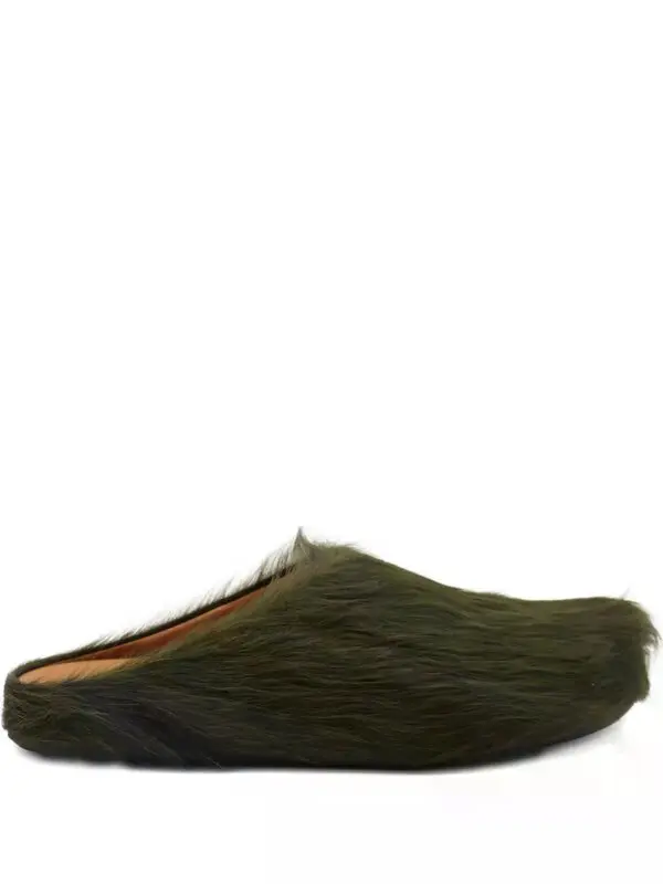 Marni Fussbett Mules - Green