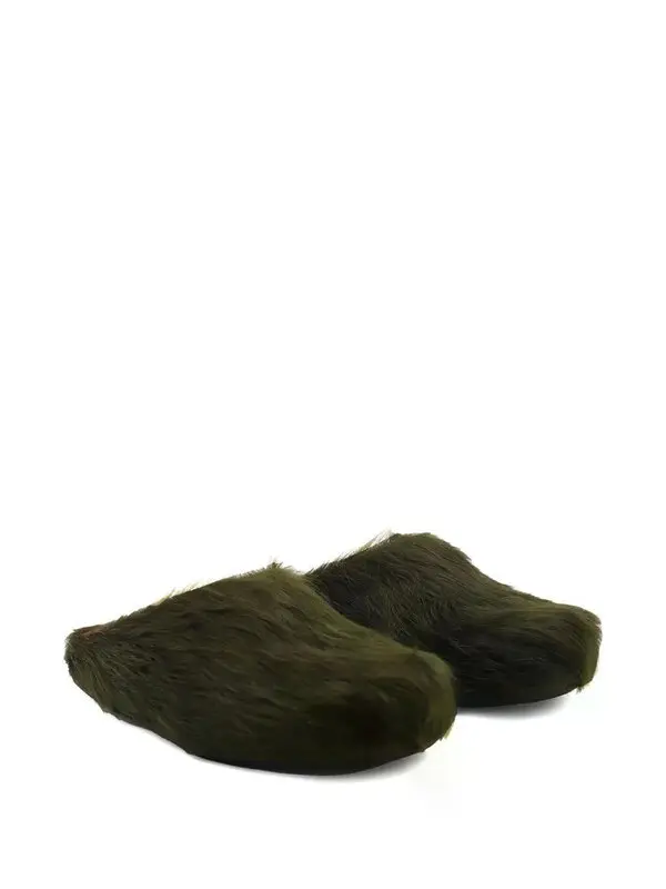Marni Fussbett Mules - Green