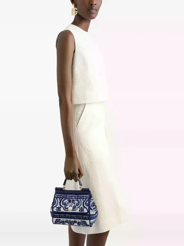 Dolce & Gabbana Small Sicily Tote - Blue