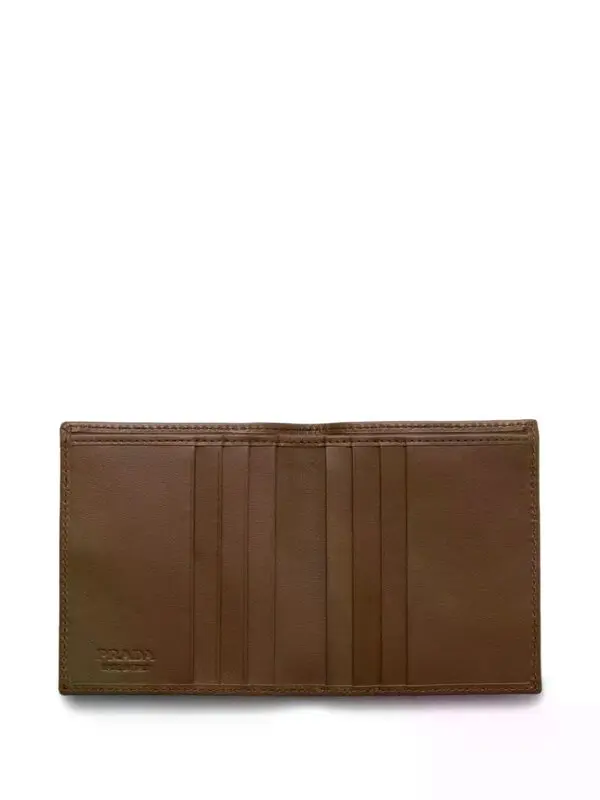 Prada Suede-detail Card Holder