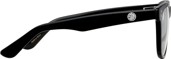Zenni Oversized Square Full Rim Glasses - Black