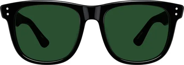 Zenni Oversized Square Full Rim Glasses - Black