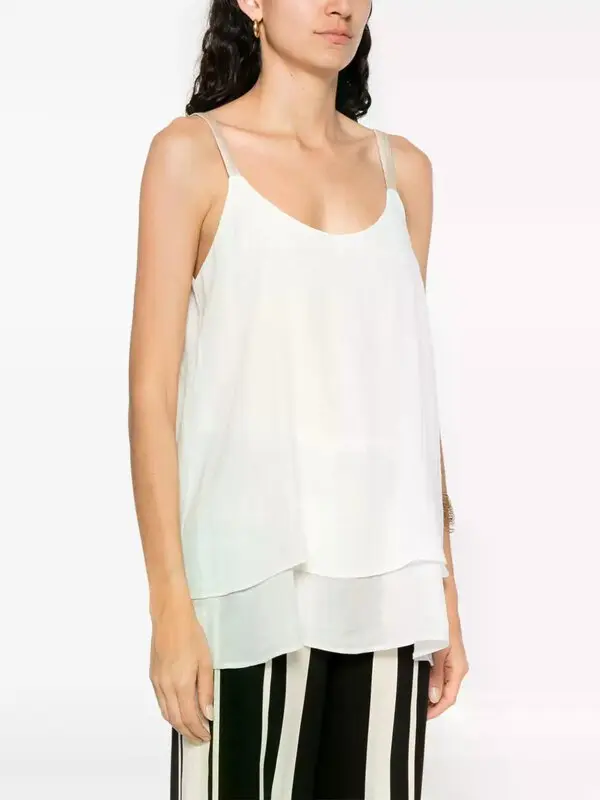 MOUTAKI Sleeveless Top - White