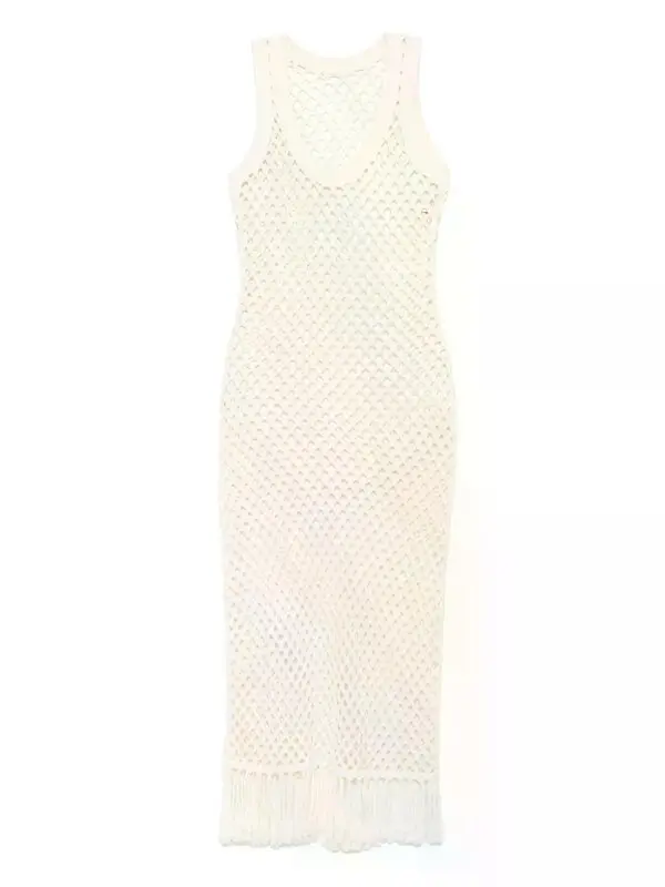 SIR. Cotton Midi Dress - Neutrals