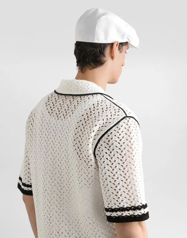 Dolce & Gabbana Camicia Crochet Effetto Uncinetto - Multicolor