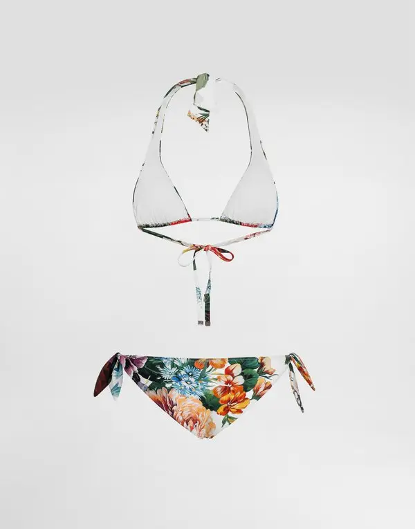 Dolce & Gabbana Floral Triangle Bikini