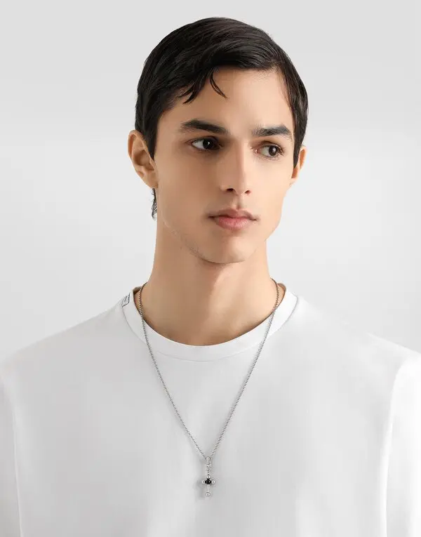 Dolce & Gabbana Cross And Spheres Necklace