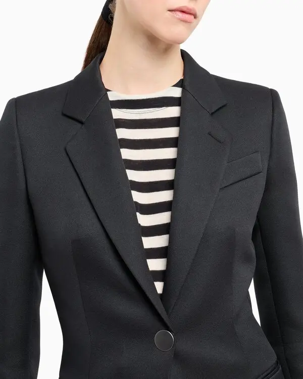 Giorgio Armani Technical Scuba Single-breasted Jacket