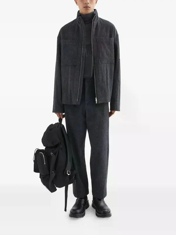 JIL SANDER Felted Jacket - Grey