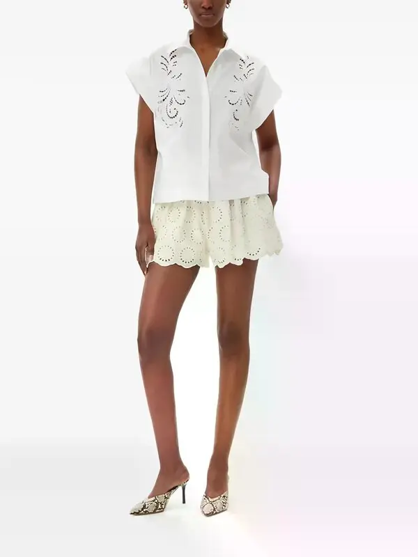 TWINSET Embroidered Shorts