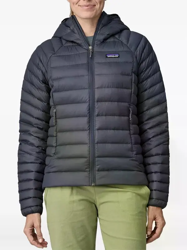 Patagonia Logo-appliqué Puffer Jacket - Blue