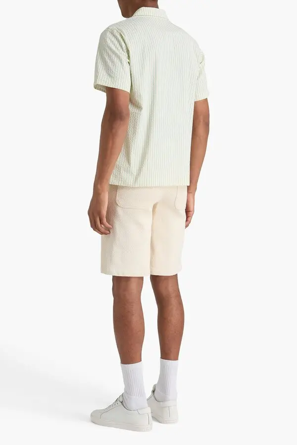 Thom Browne Striped Seersucker Shirt