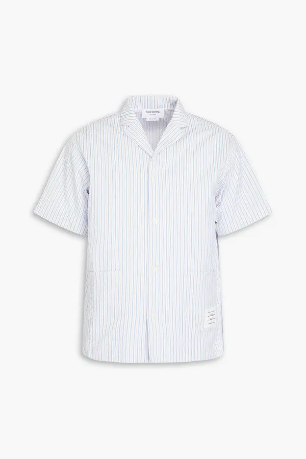 Thom Browne Striped Seersucker Shirt