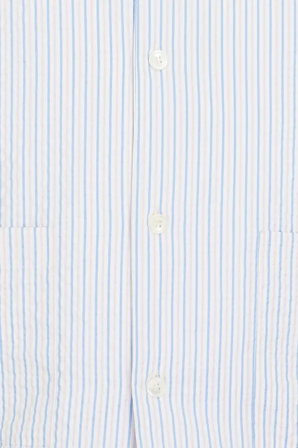 Thom Browne Striped Seersucker Shirt