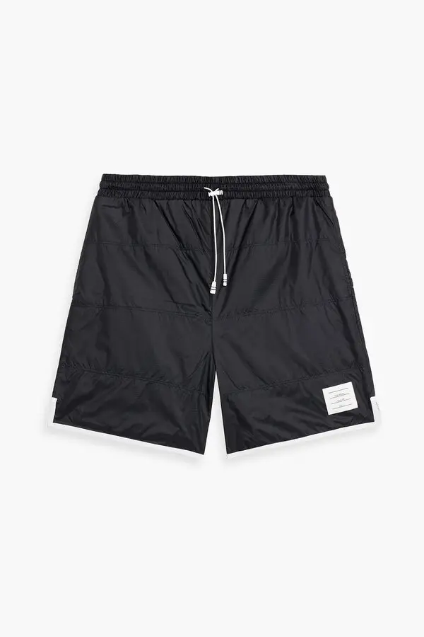 Thom Browne Logo-appliquéd Ripstop Shorts