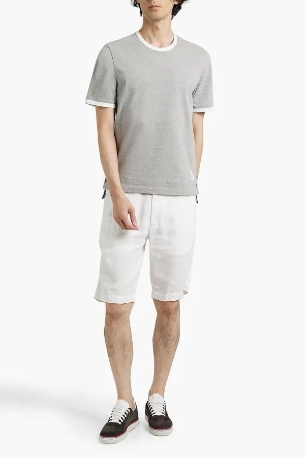 Thom Browne Cottonjersey Tshirt - Light Gray