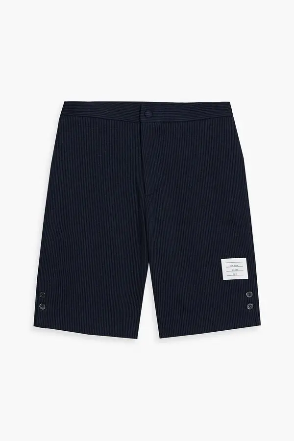 Thom Browne Ribbed Cotton Shorts
