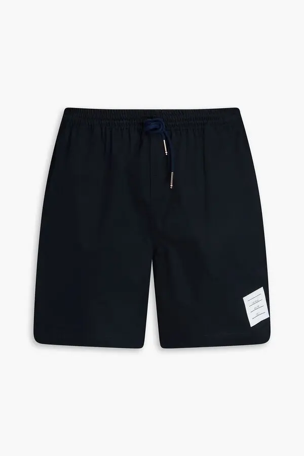 Thom Browne Cotton-twill Shorts - Navy