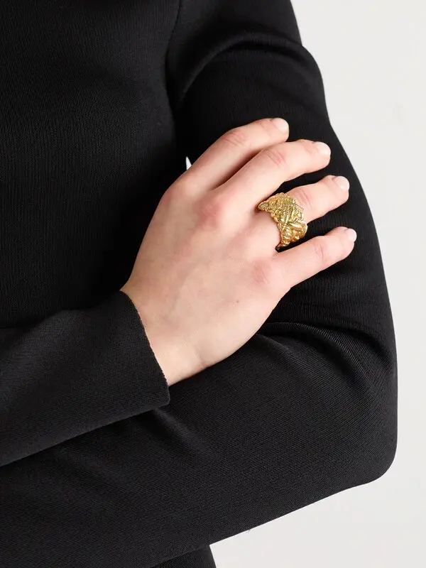 Bottega Veneta Plated Ring - Gold