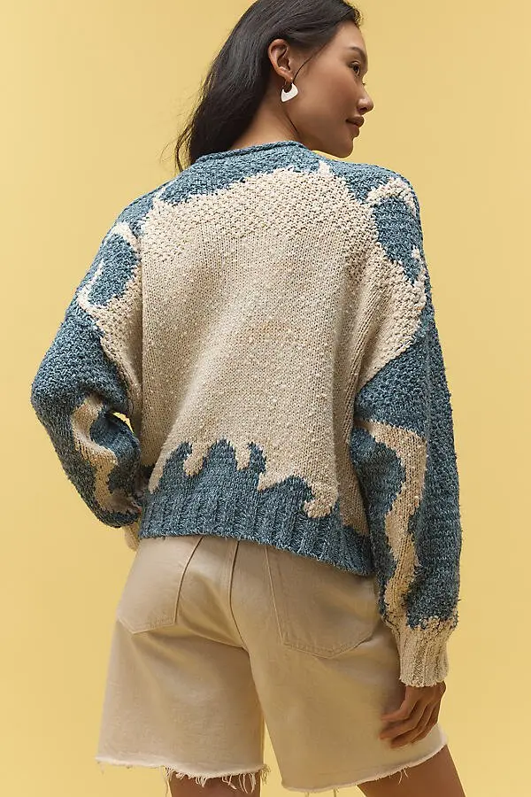 PILCRO Icon Crew-neck Pullover Sweater