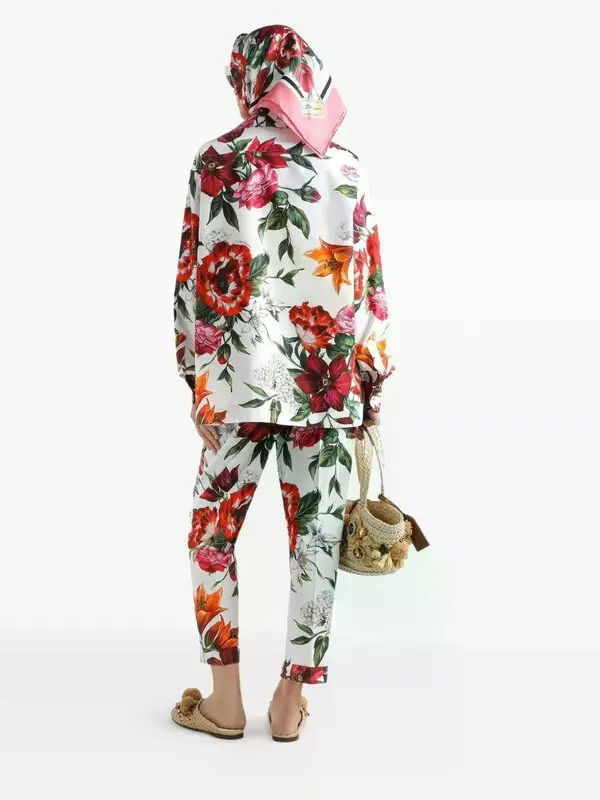 Dolce & Gabbana Floral-print Shirt - White