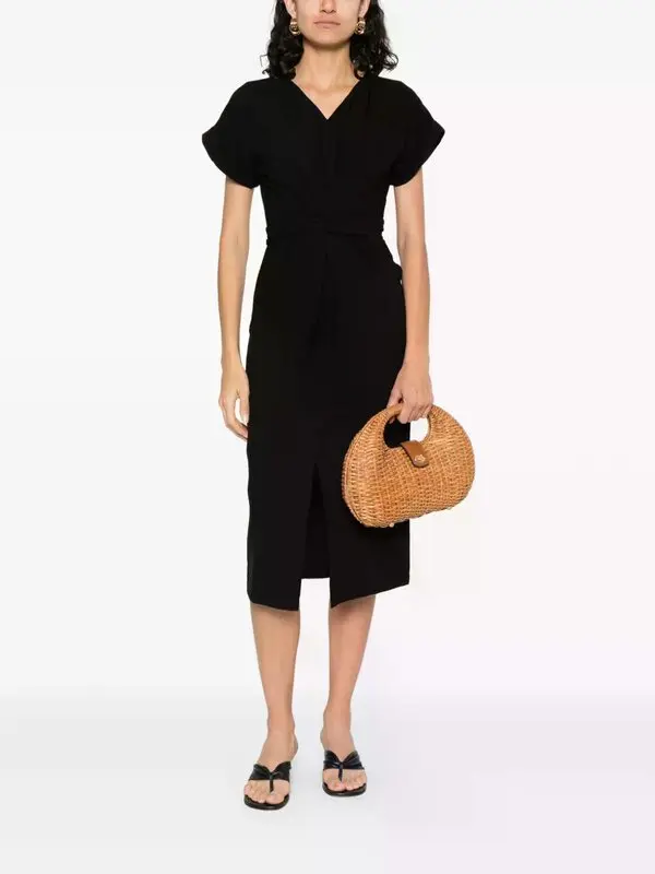 NISSA Poplin Midi Dress