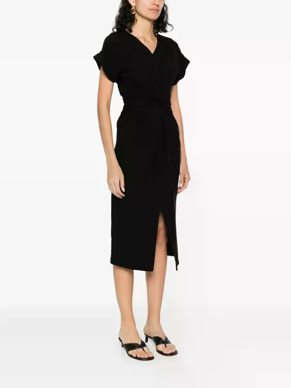 NISSA Poplin Midi Dress