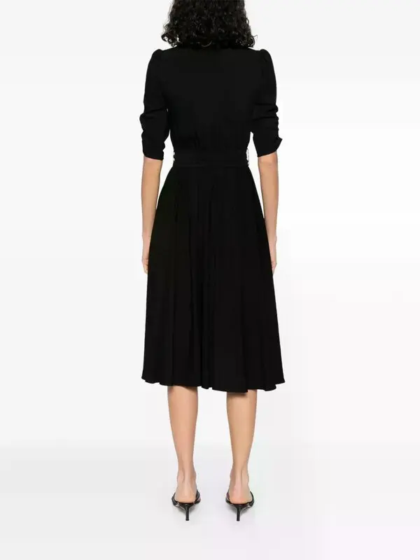 NISSA Belted Viscose Dress