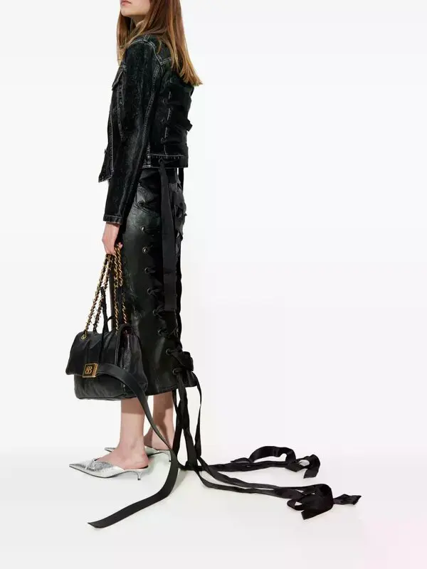 Balenciaga Leather Skirt