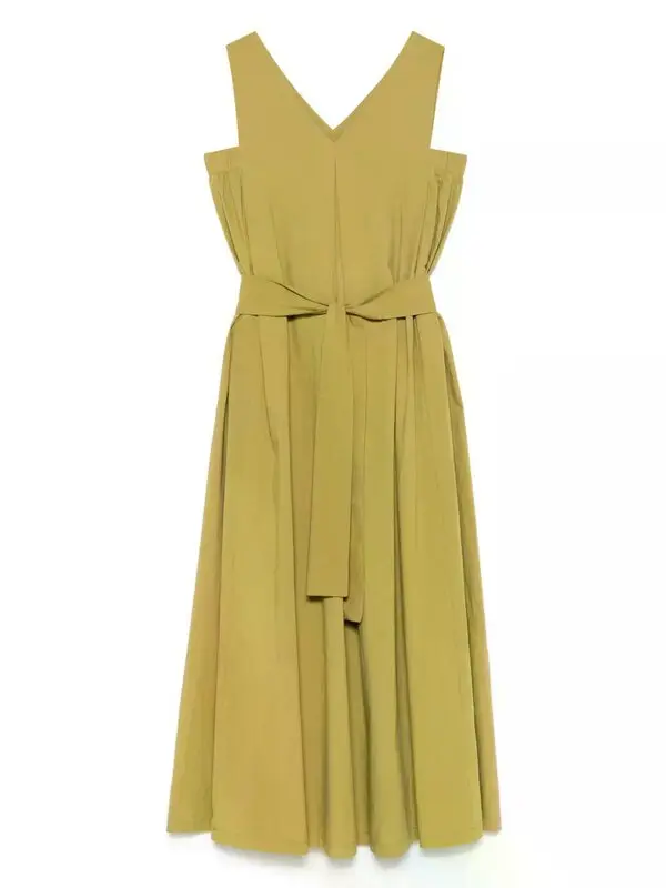 MOUTAKI Sleeveless V-neck Dress - Green