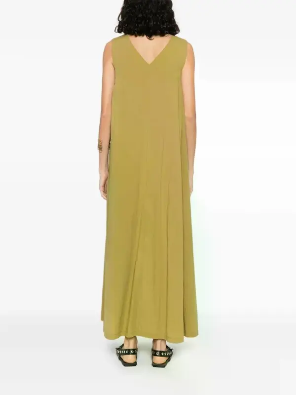 MOUTAKI Sleeveless V-neck Dress - Green