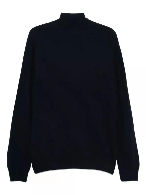 HACKETT Roll Neck Sweater - Blue