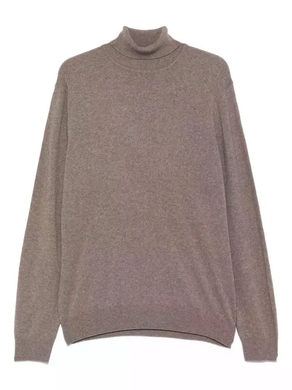 HACKETT Roll-neck Sweater - Brown