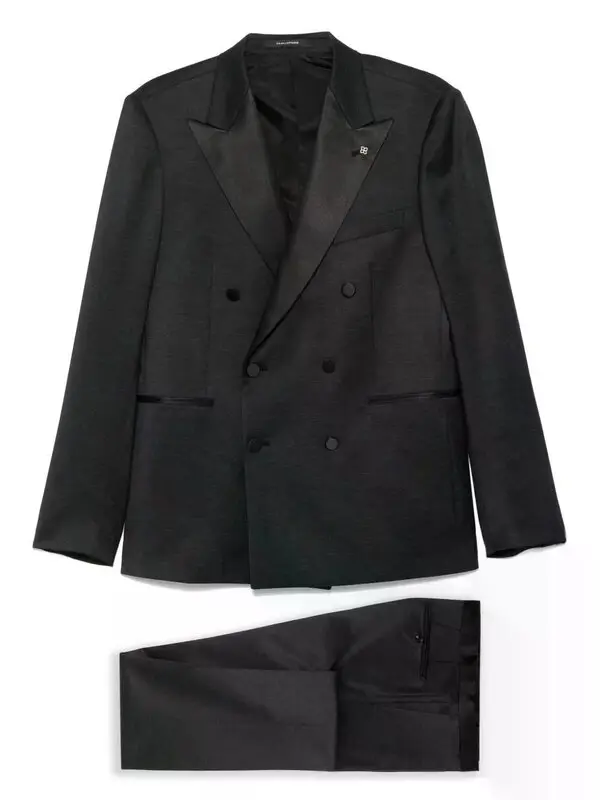 Tagliatore Double-breasted Suit - Black
